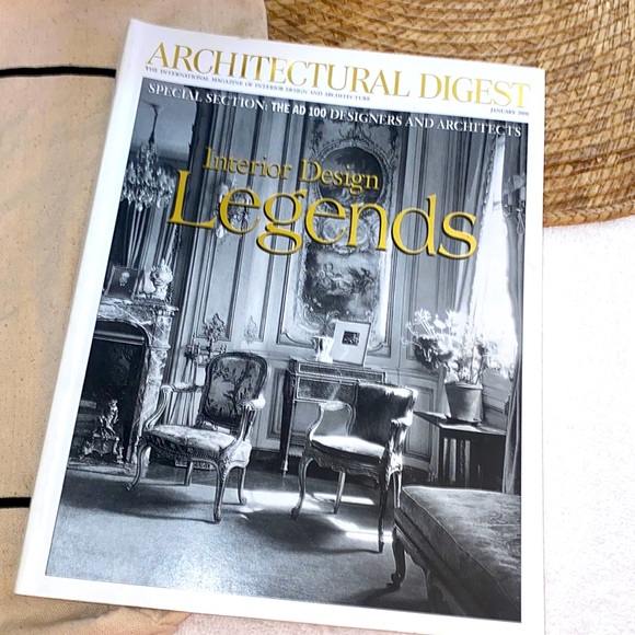 Vintage | Accents | Vintage Architectural Digest Magazine January 200 ...